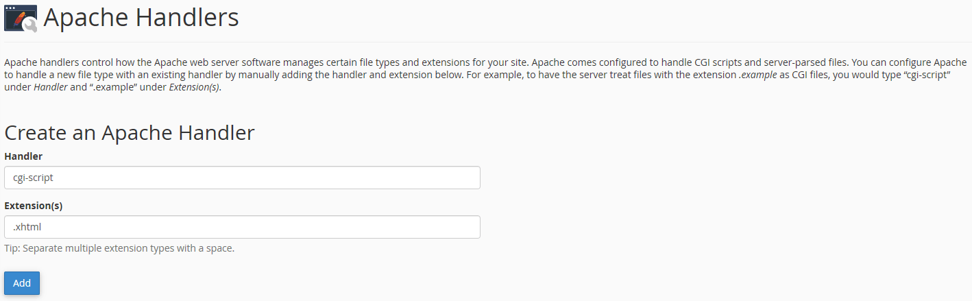 Mengenal Apache Handler di cPanel - IDCloudHost